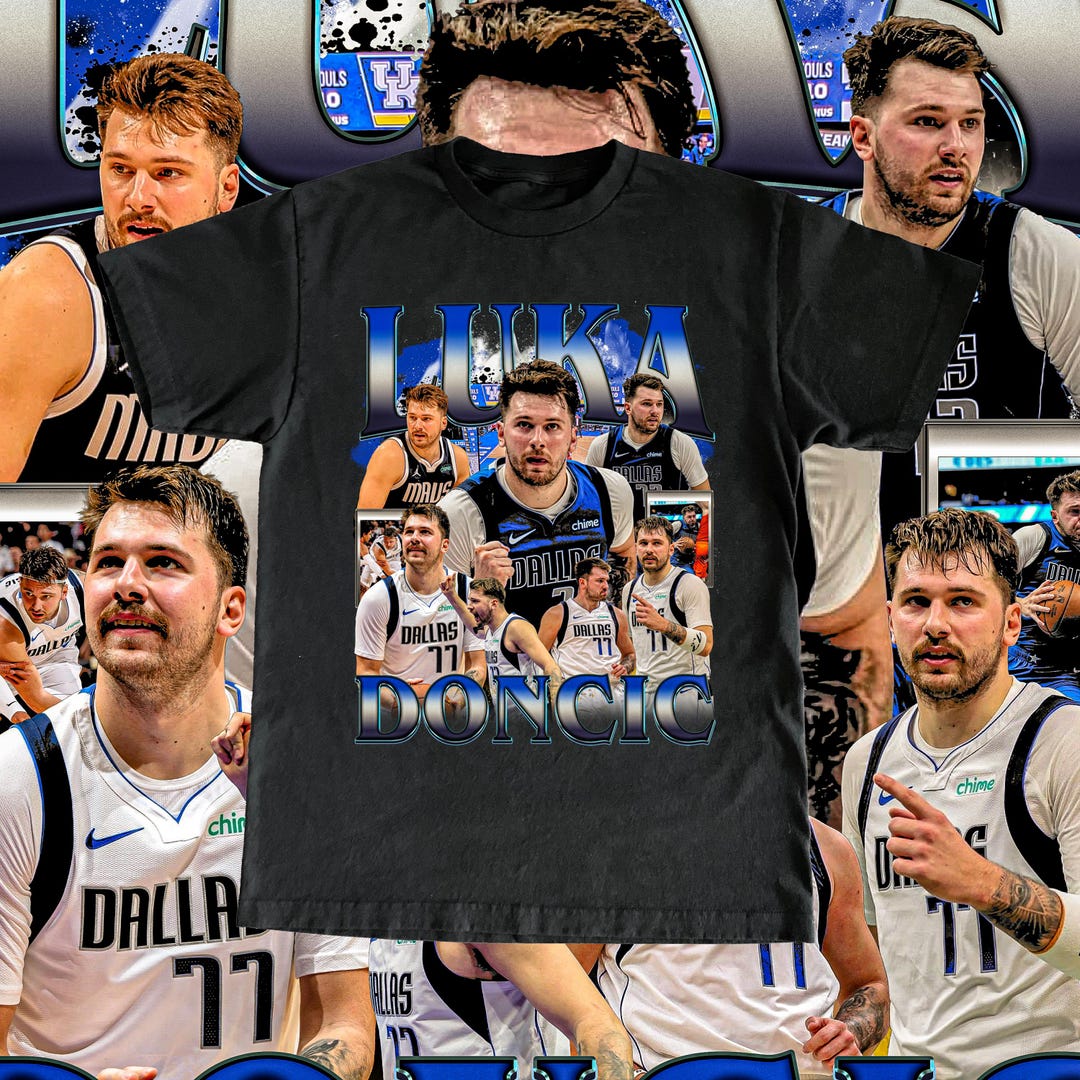 Vintage Luka Doncic Tee - Luka Magic High Quality T Shirt Custom ...
