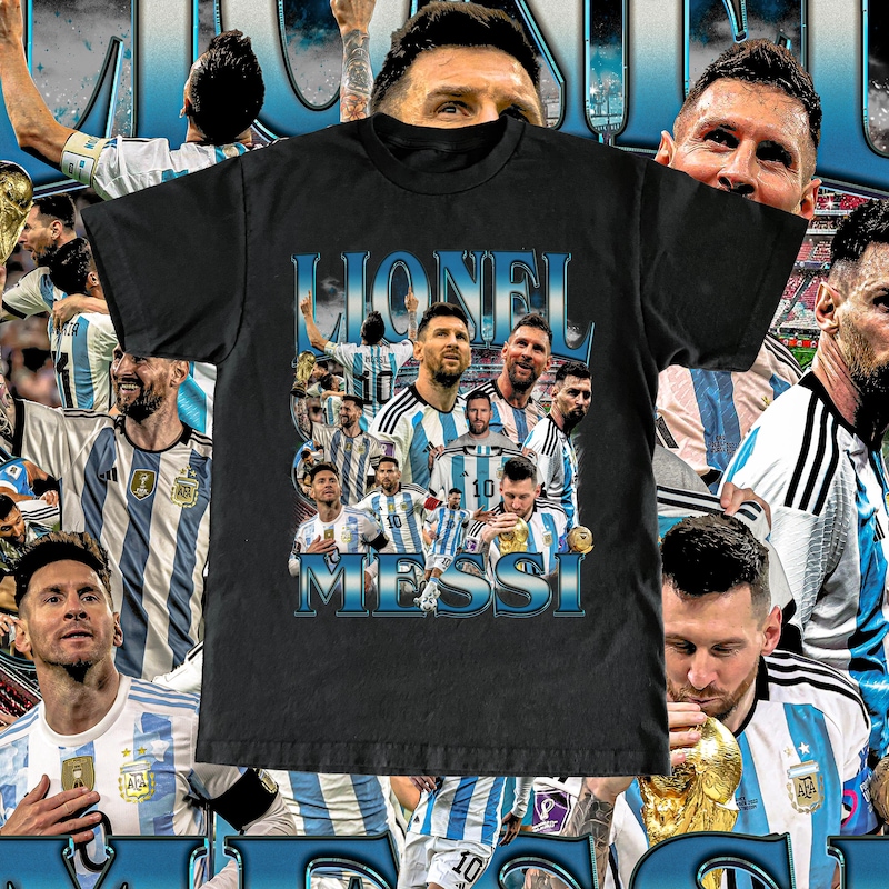 Messi Custom T Shirt - Etsy