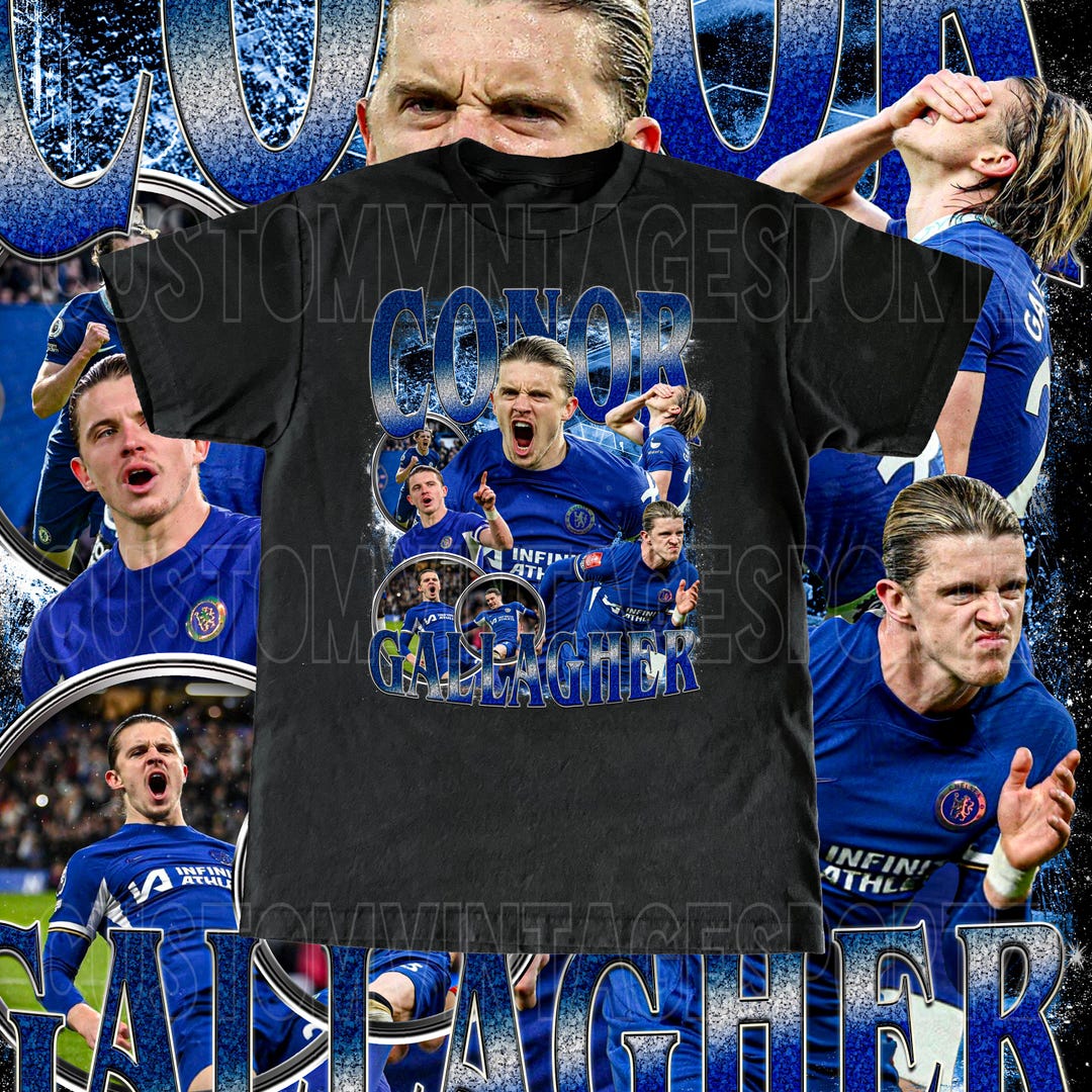Vintage Conor Gallagher Shirt - Custom Vintage Design High Quality Tee ...