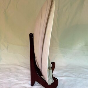 Yalos Casa Murano Glass Large Curved Seashell-shaped Iridescent ...