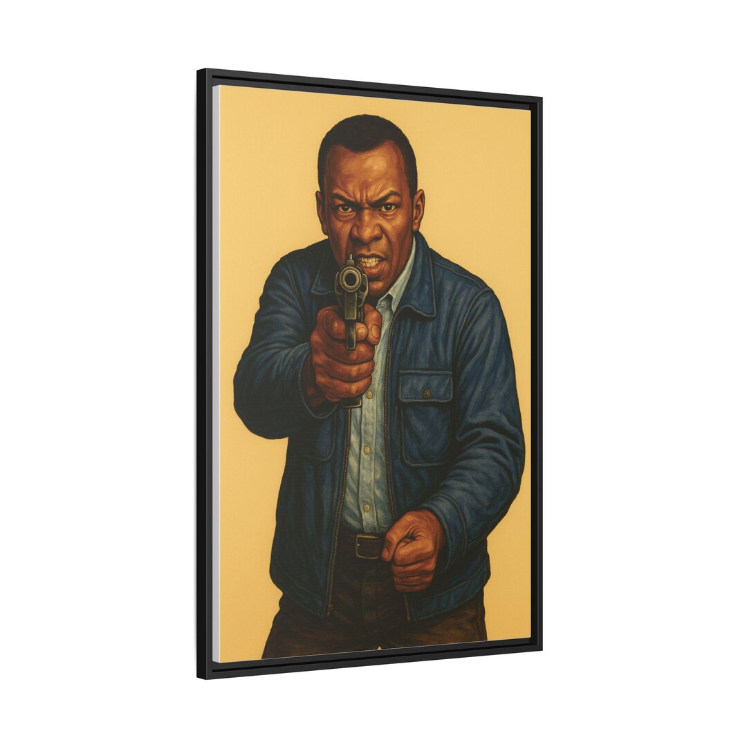 Armed Man Revolver Vintage Police Target Practice 1960s Poster - Etsy