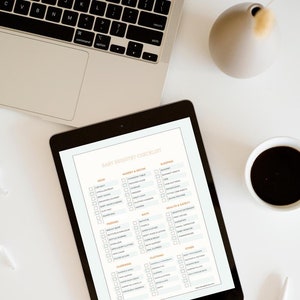 Baby Registry Checklist Printable | Baby Essential List Pdf | Digital ...