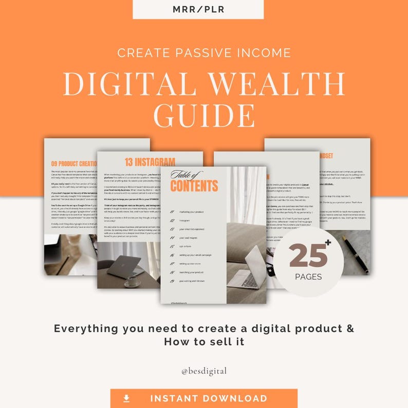 Digital Wealth Guide | Create Passive Income | How to Create a Digital ...