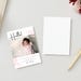 Feminine Baby Girl Announcement Template: Editable Card (digital ...