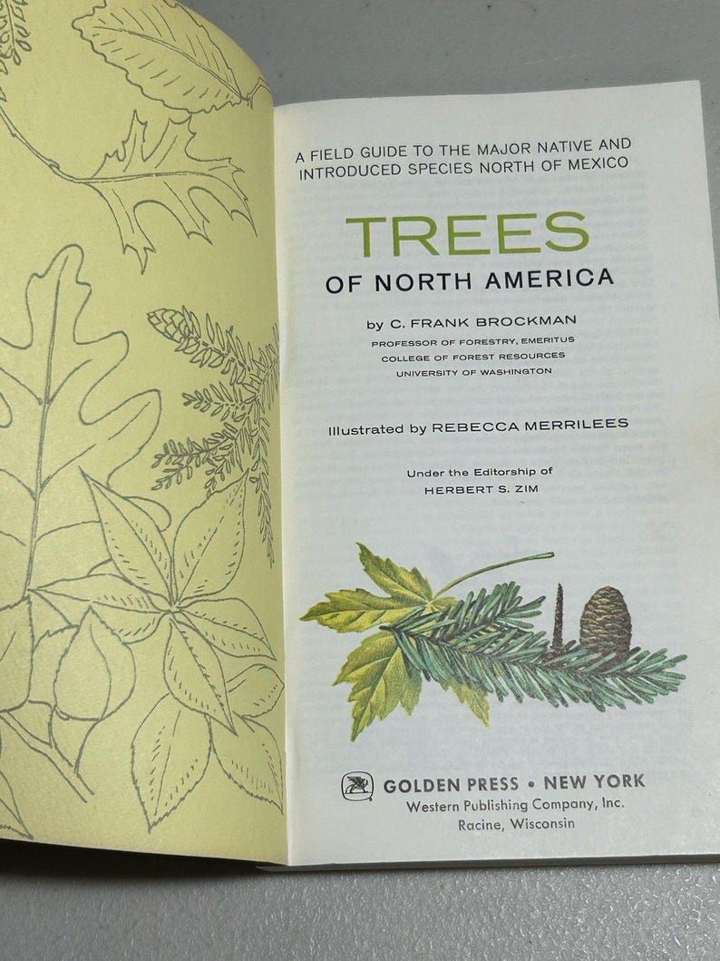 Field Guide Pocket Book Trees of North America, Brockman Golden ...