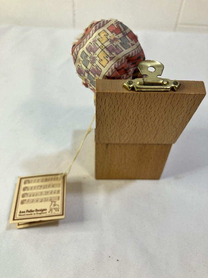Ann Fuller Designs Little Bo Peep Pop-up Doll Wooden Box Dollhouse Mini ...