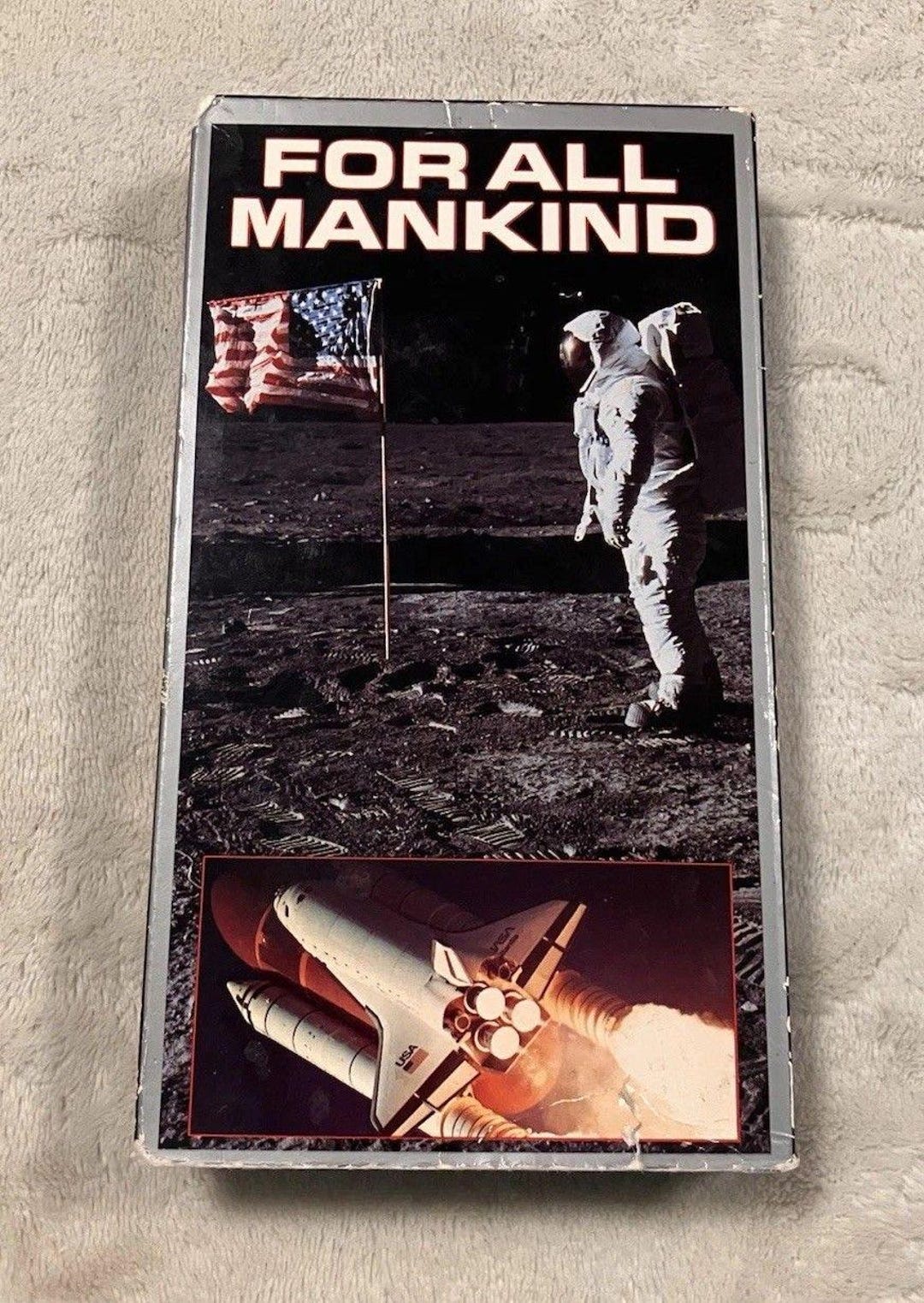 For All Mankind VHS Tape Original Mercury Crew Moon NASA Documentary ...