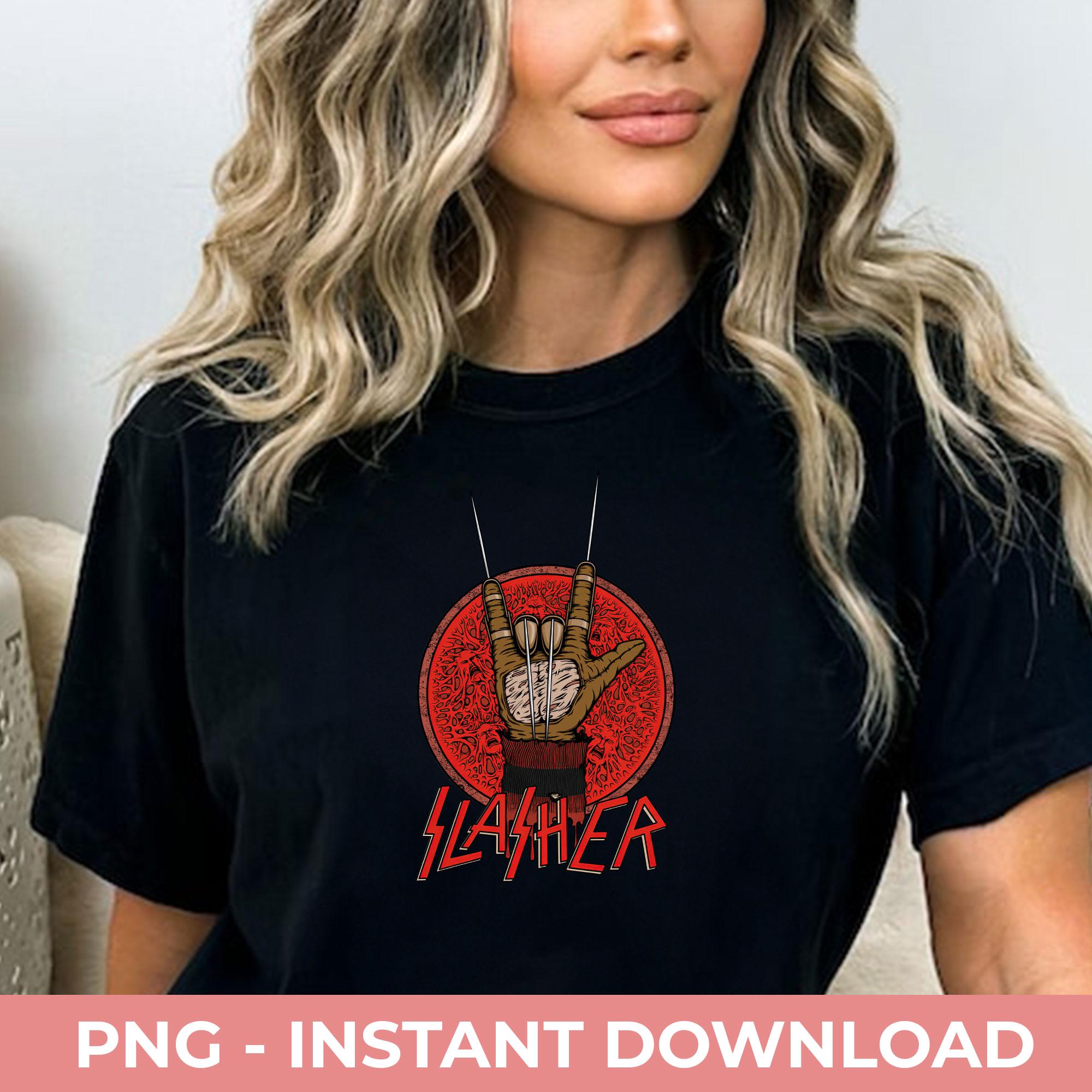 Slasher Claws Horror Movies PNG File, Flower Halloween Horror ...