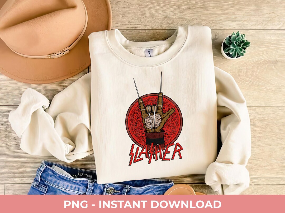 Slasher Claws Horror Movies PNG File, Flower Halloween Horror ...