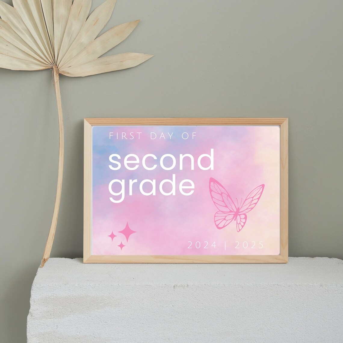 Popstar Inspired First Day of School Printable Sign Back to School ...