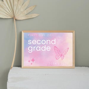 Popstar Inspired First Day of School Printable Sign | Back to School ...