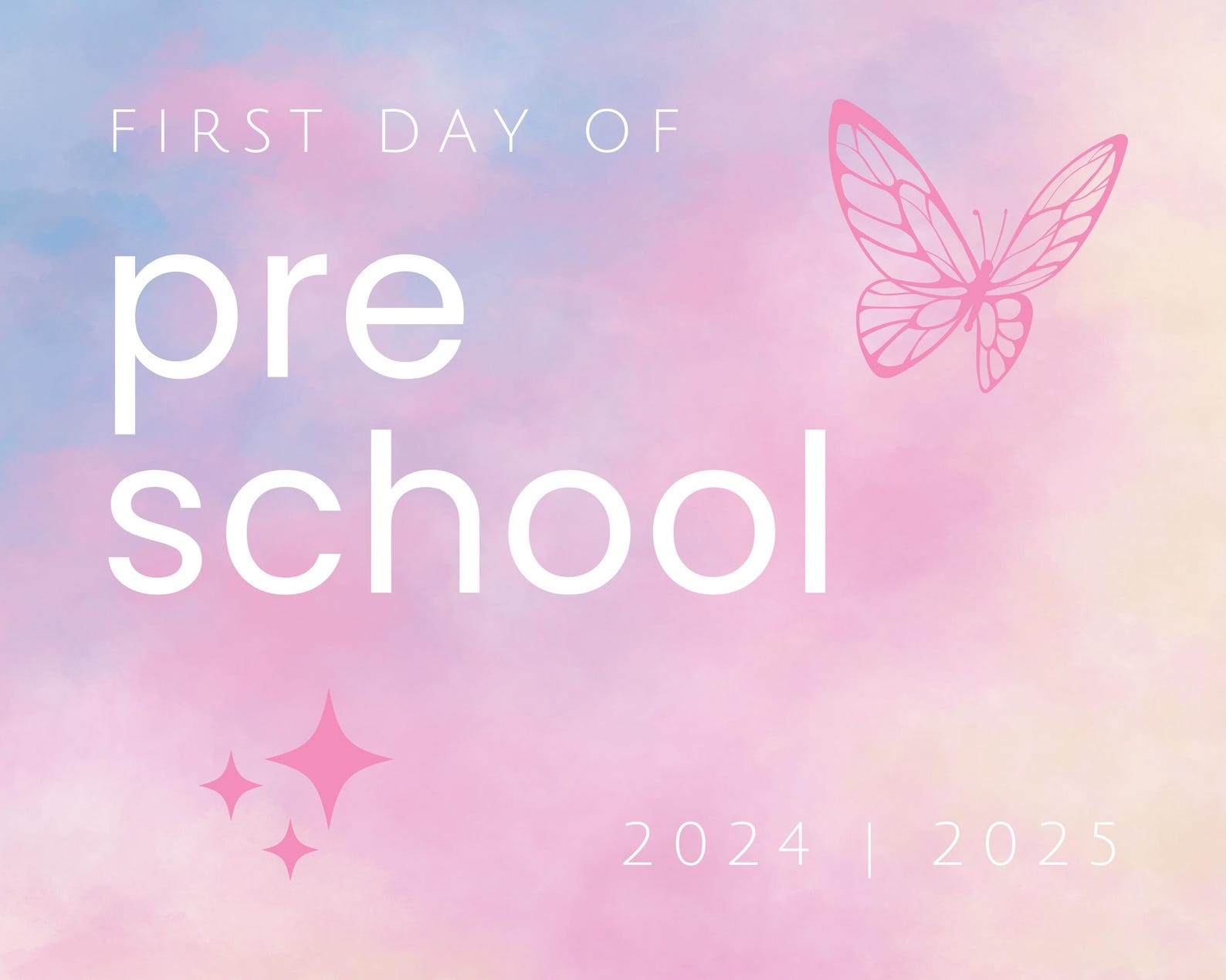 Popstar Inspired First Day of School Printable Sign | Back to School ...