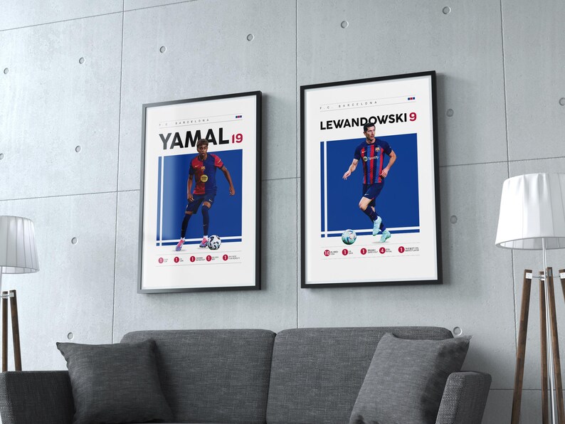 Lamine Yamal Poster: Barcelona Soccer Print (digital Download) - Etsy
