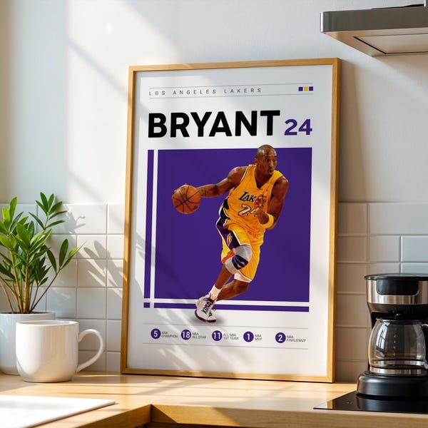 Kobe Bryant Poster - Etsy