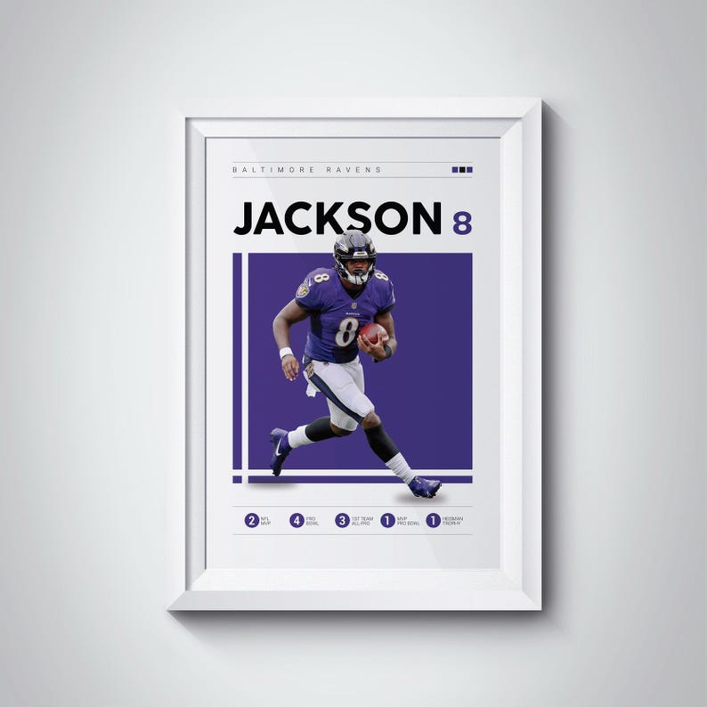 Lamar Jackson Poster: Baltimore Ravens NFL Print (digital Download) - Etsy