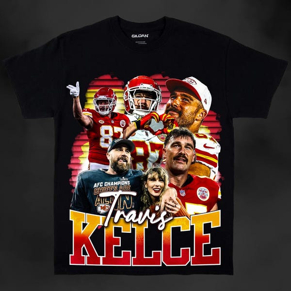 Travis Kelce Kansas City Png - Etsy