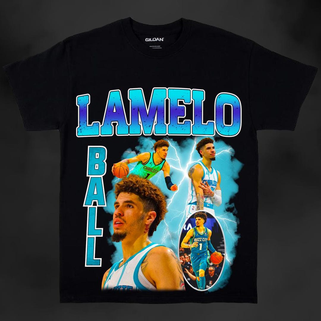 Lamelo Ball PNG High Quality | Charlotte Hornets | Basketball Vintage ...