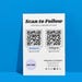 Editable Scan to Follow QR Code Sign Template | Scan for Social Media ...