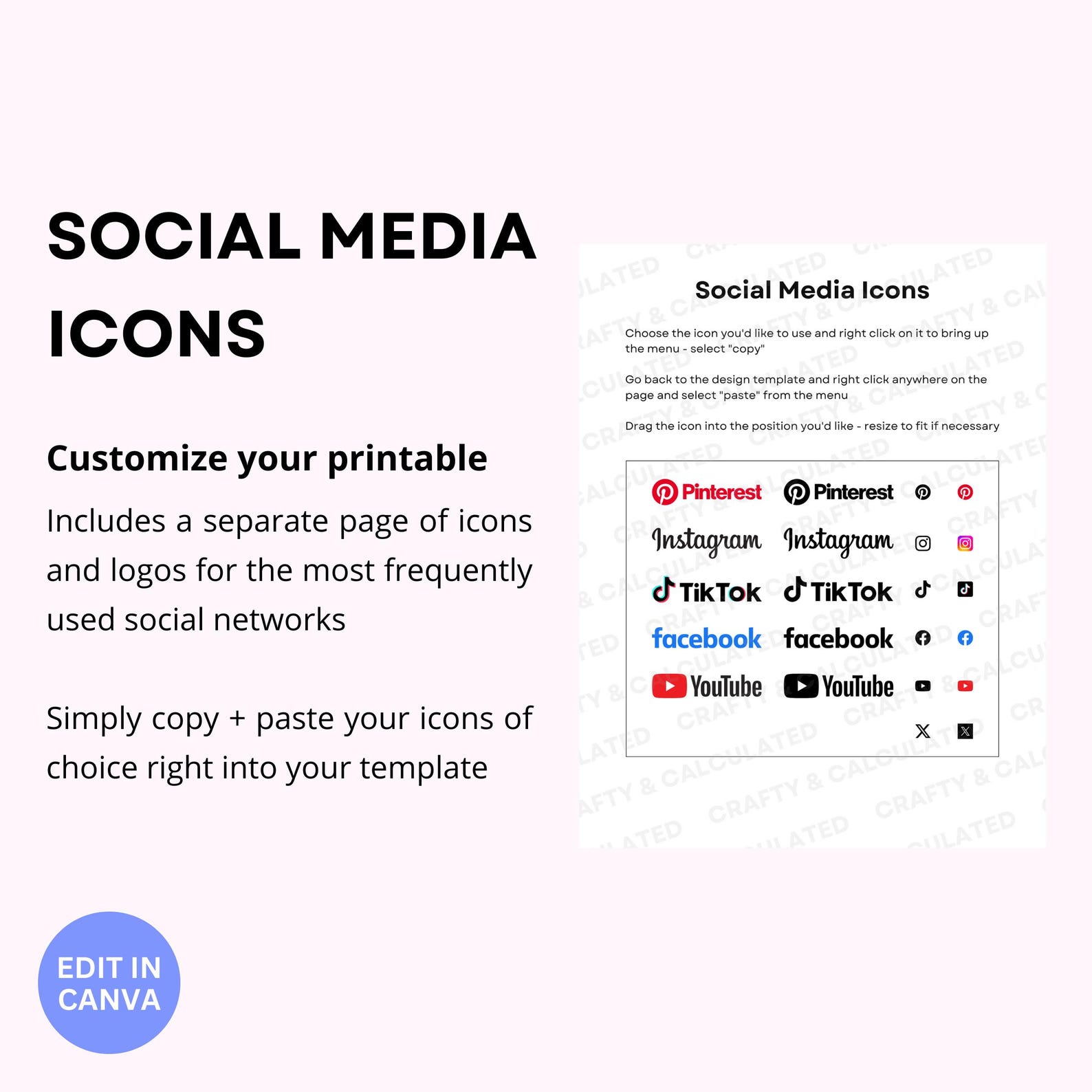 Editable Scan to Follow QR Code Sign Template | Scan for Social Media ...