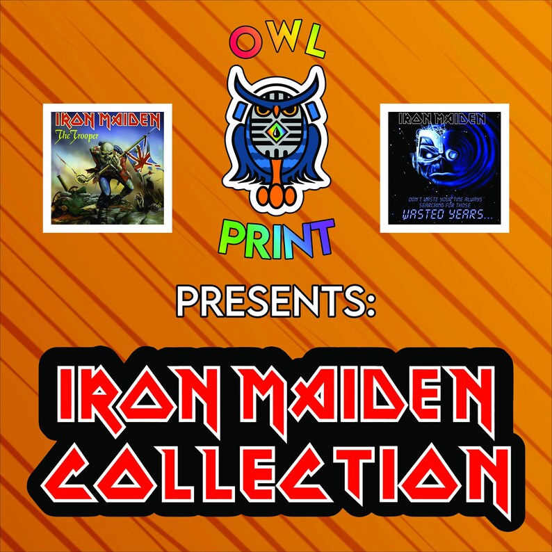 Stickers - Iron Maiden Collection - Etsy