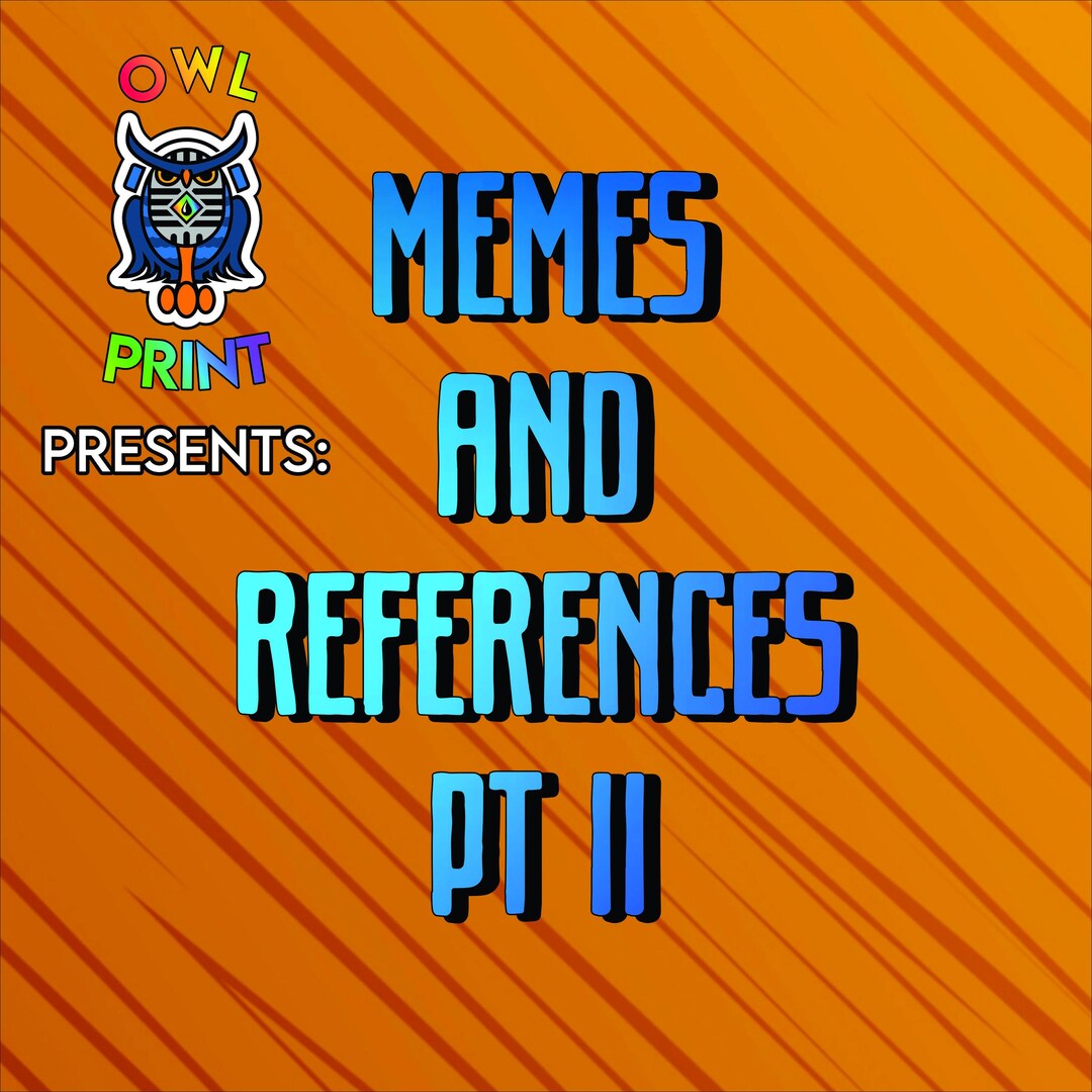 Memes and References Pt. 2 (meme, Movies, Series, Games, Etc...) - Etsy