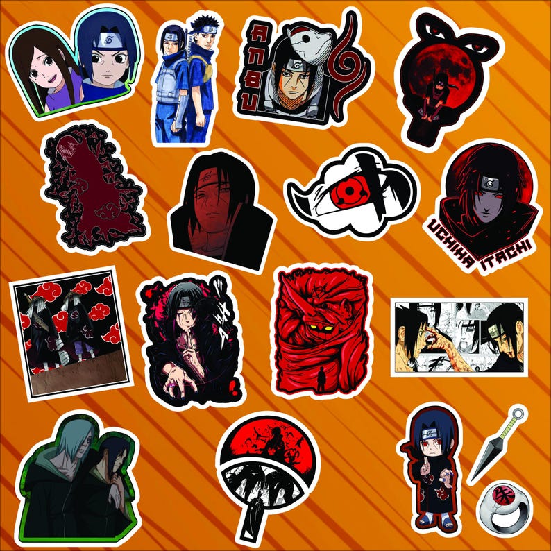 Itachi Uchiha Stickers Pack - Etsy