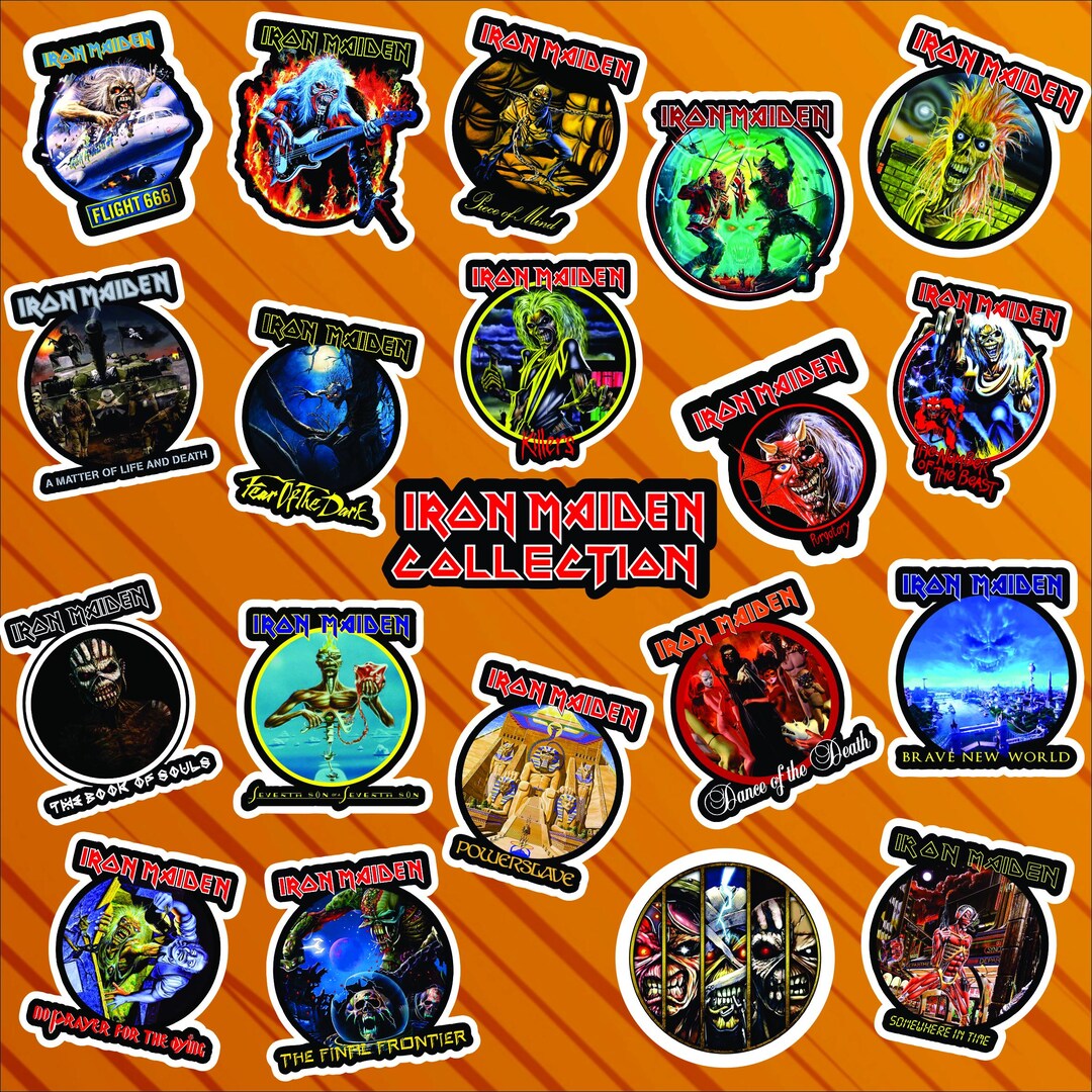 Stickers Iron Maiden Collection - Etsy