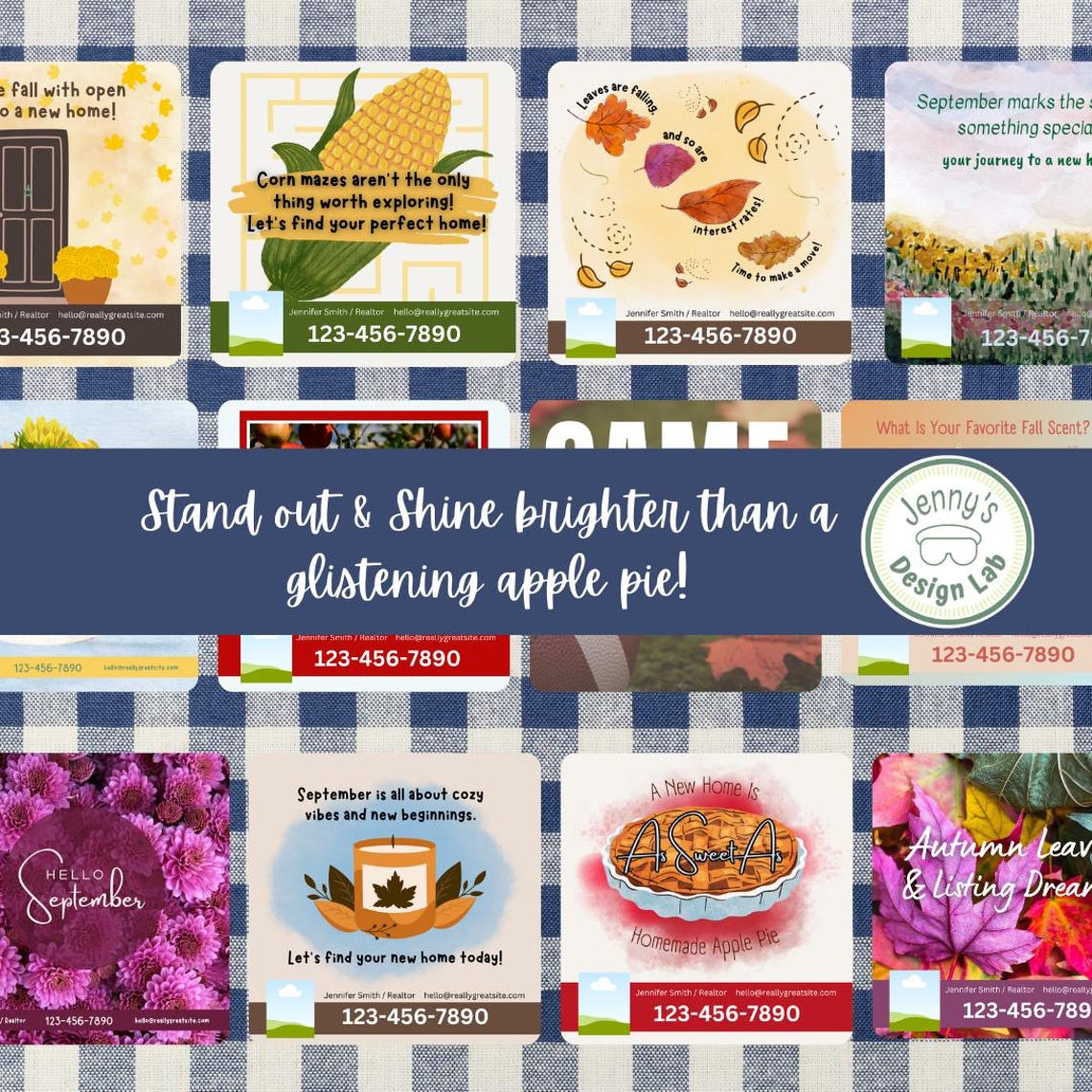 September Real Estate Realtor Social Media Posts for Instagram ...