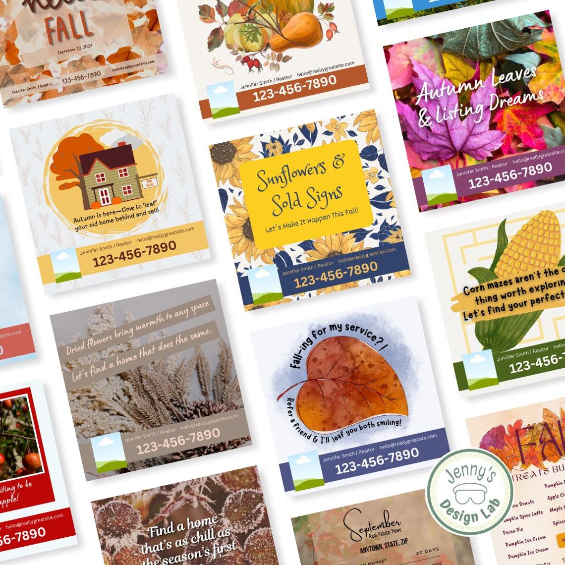 September Real Estate Realtor Social Media Posts for Instagram ...