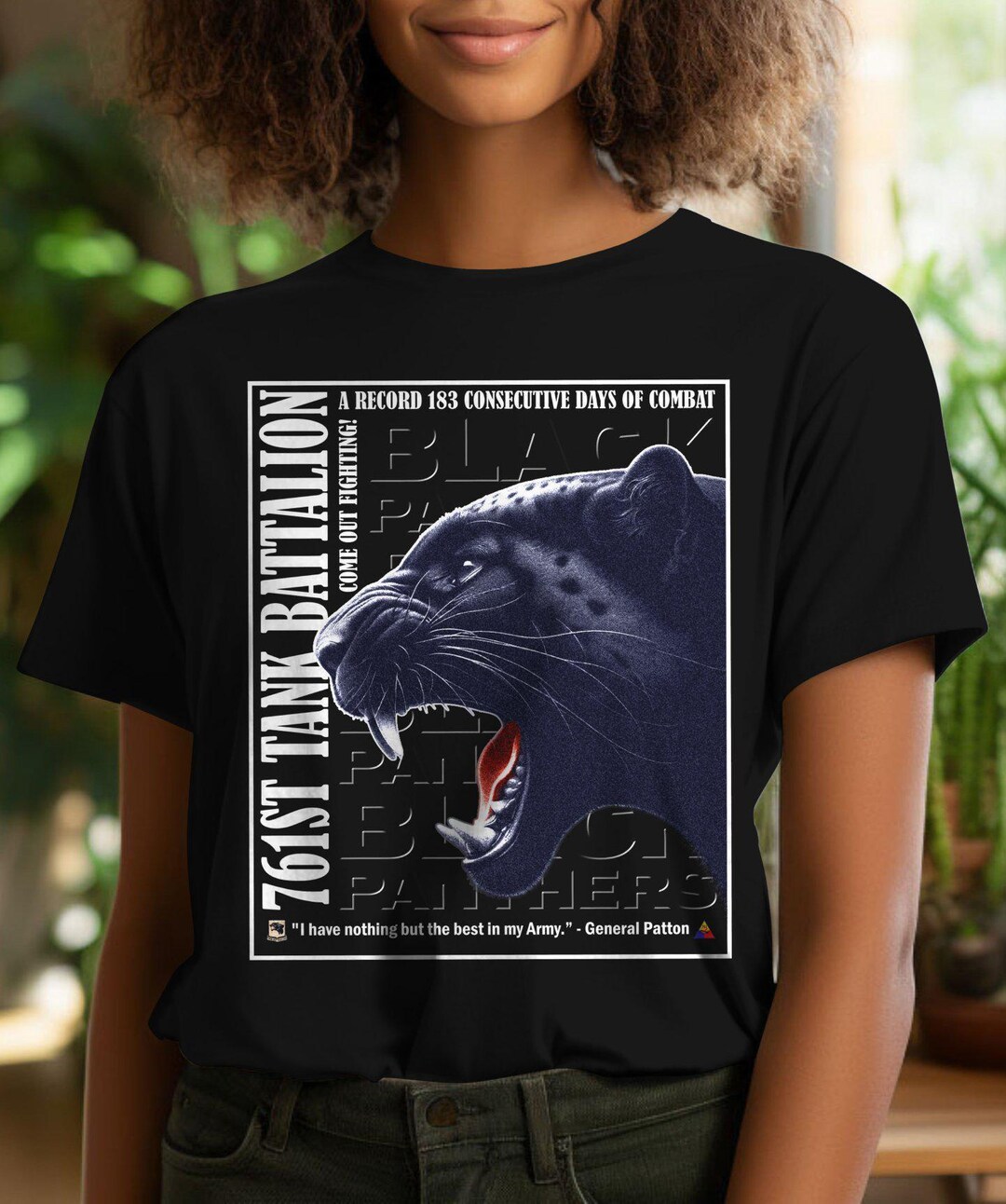 761st Tank Battalion Black Panthers WWII African-american Heroes Black ...