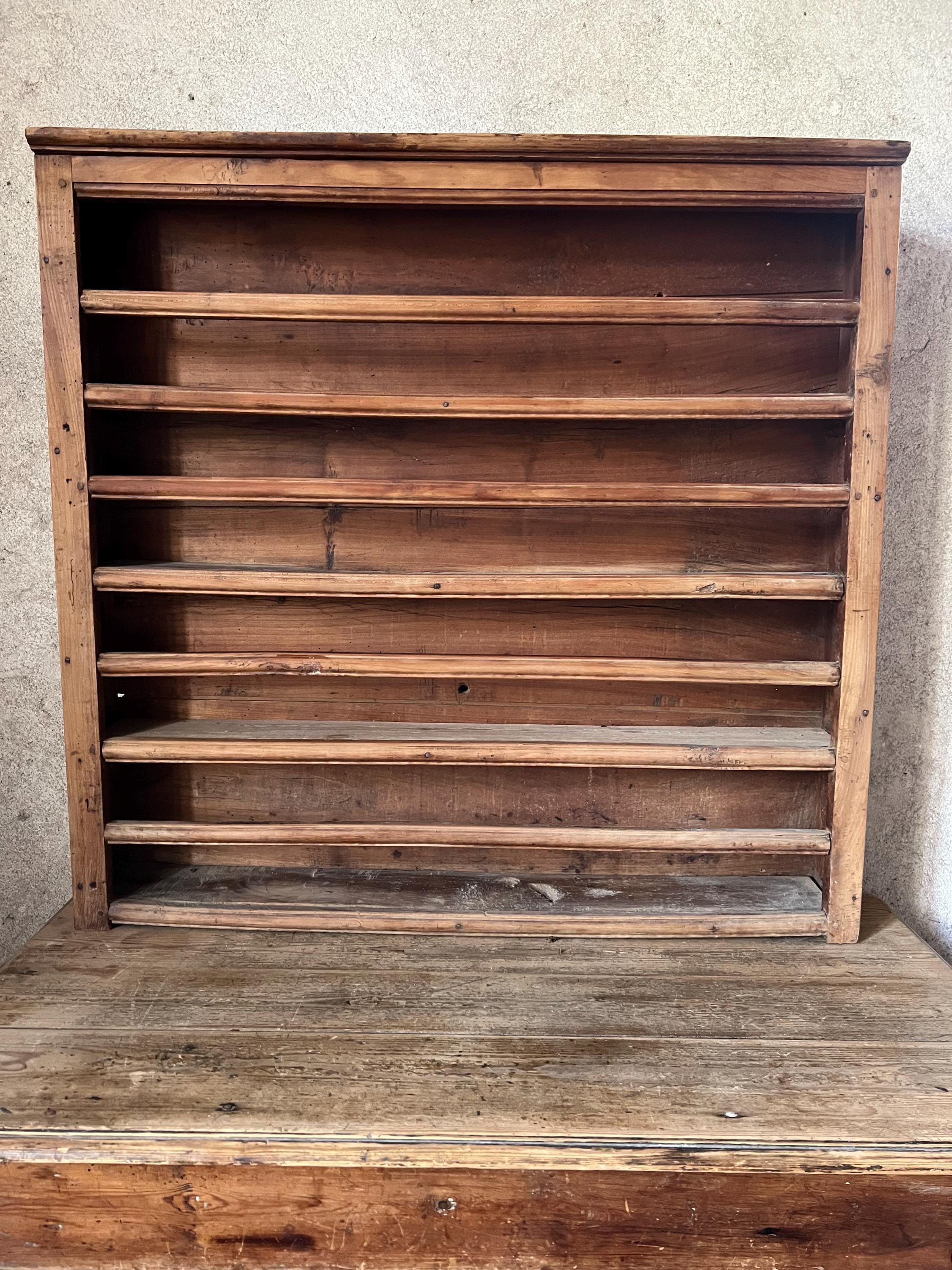 French Vintage Oak Plate Rack - Etsy