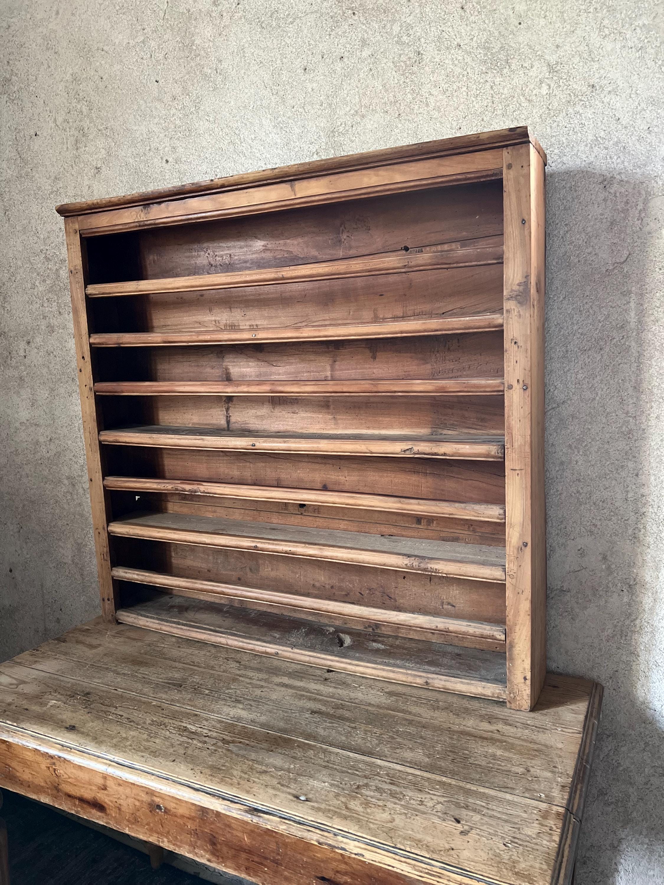 French Vintage Oak Plate Rack - Etsy