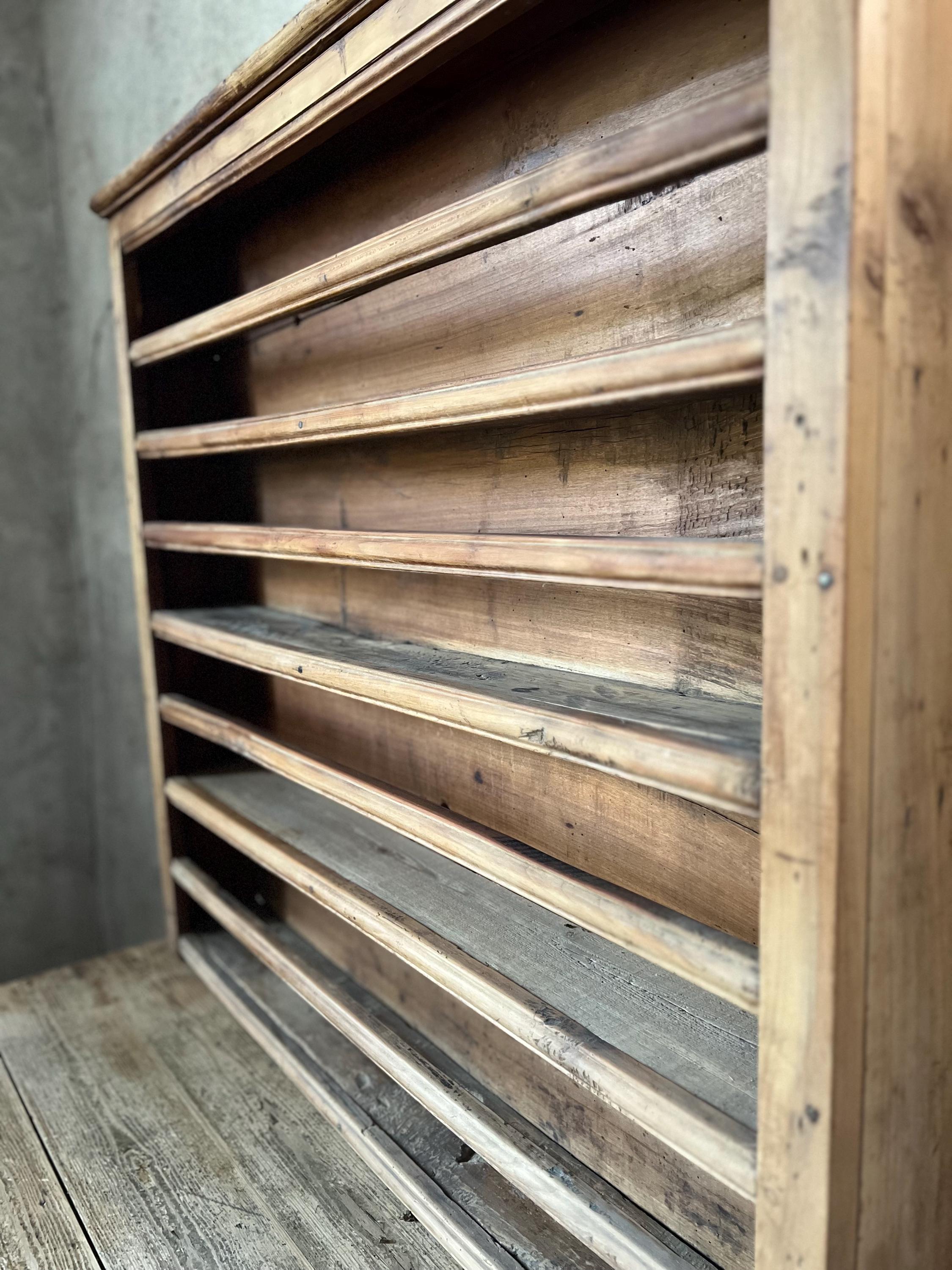French Vintage Oak Plate Rack - Etsy