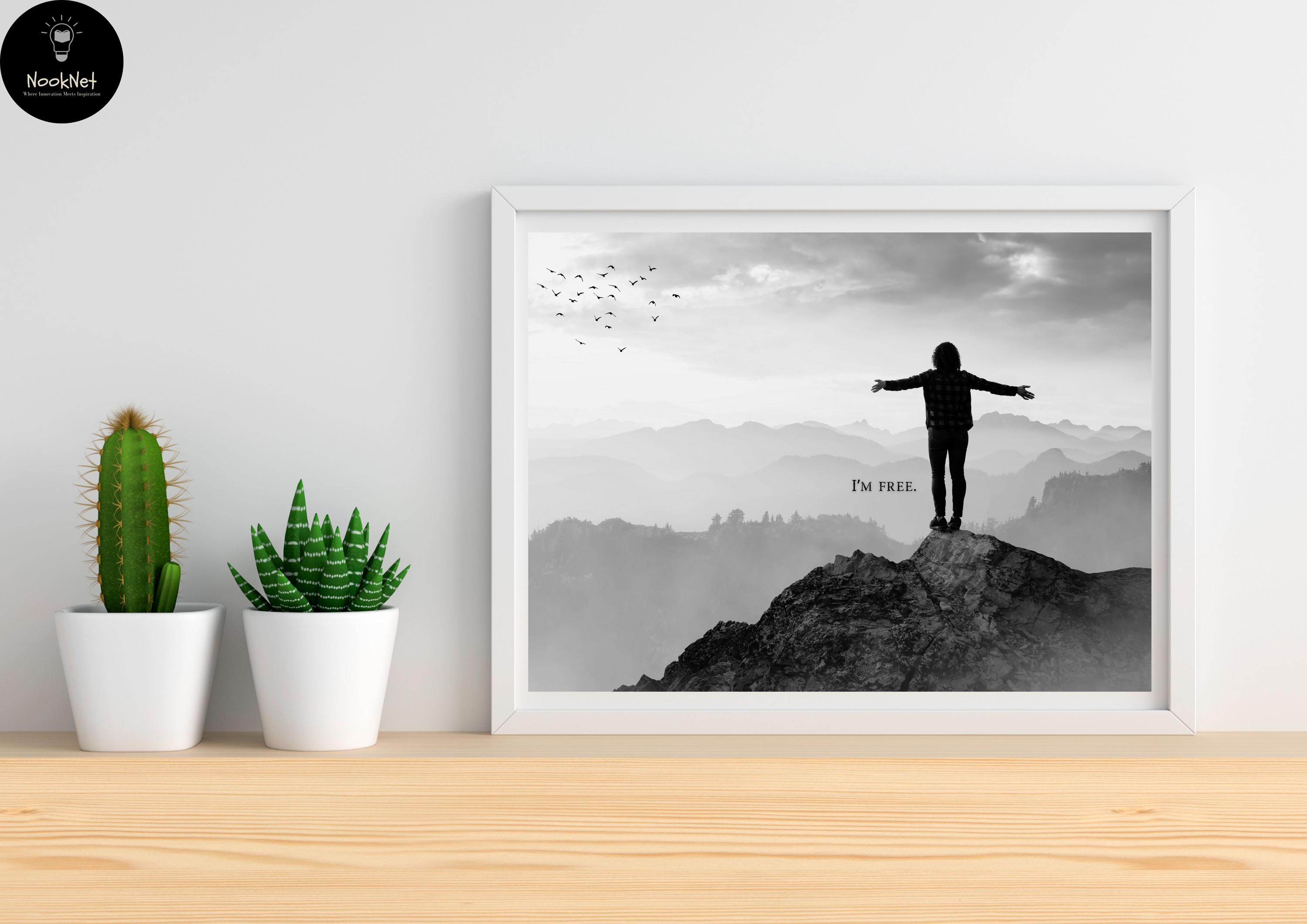 Inspirational Quote, Quote Art Print, Quote Poster, Art Deco, Printable ...