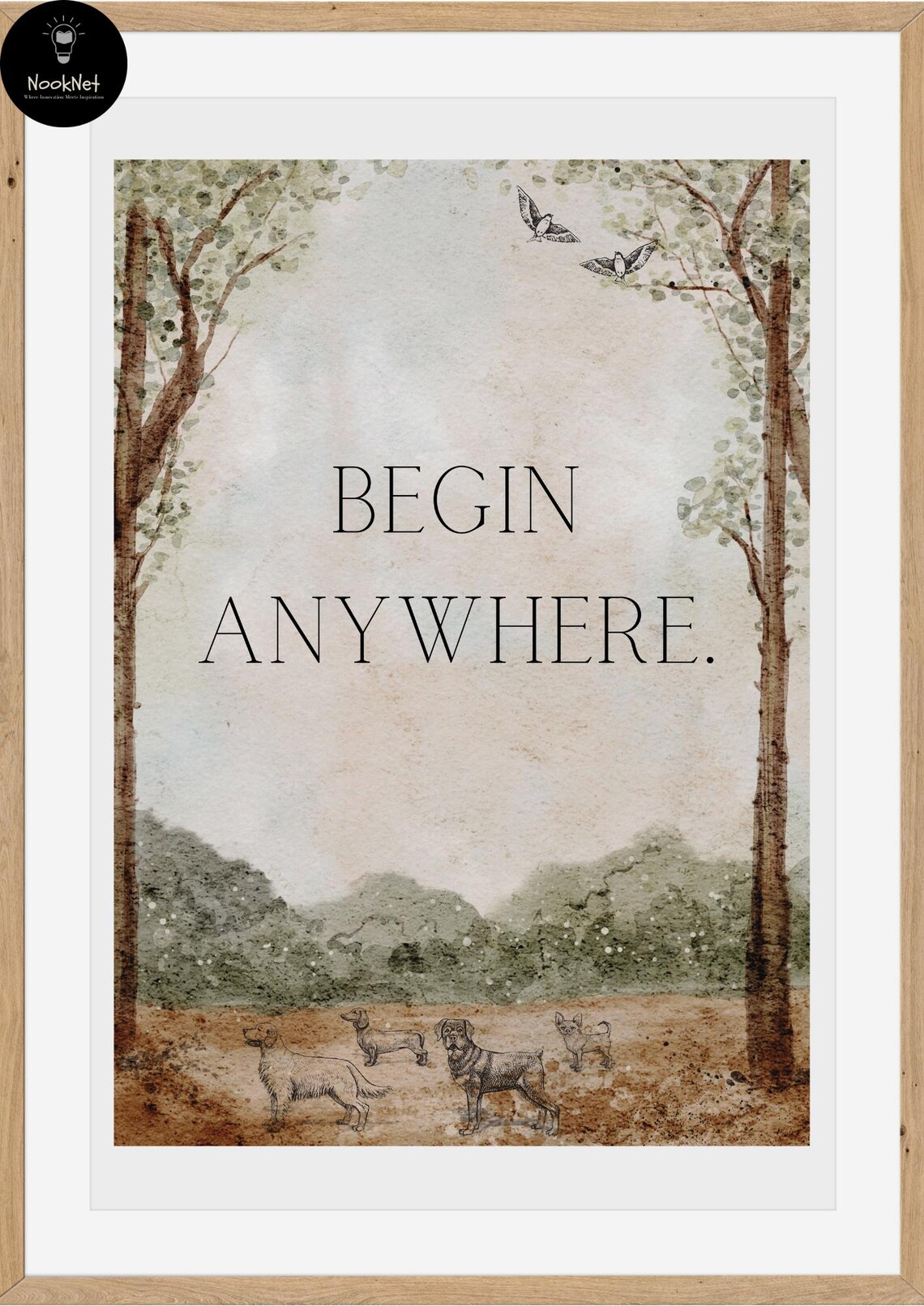 Inspirational Quote, Quote Art Print, Quote Poster, Art Deco, Printable ...