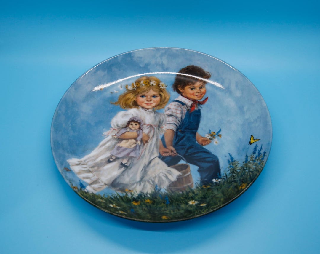 3 Vintage Plates in the Mother Goose Series by John Mcclelland Reco ...