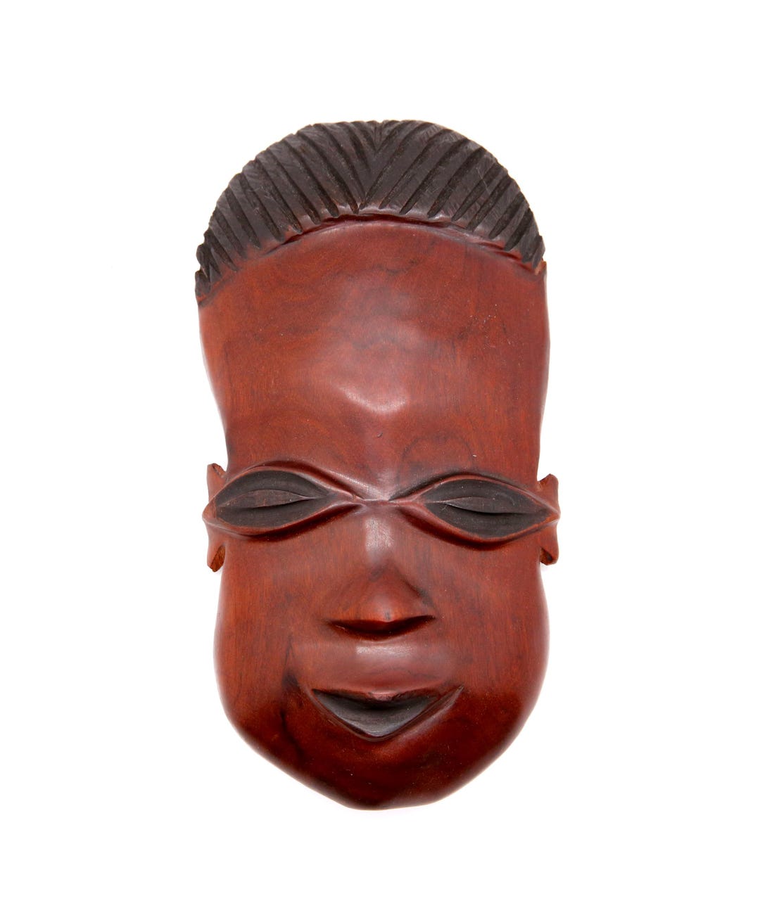 African Mask Ebony Carved Malawi Mask 7.5" - Etsy