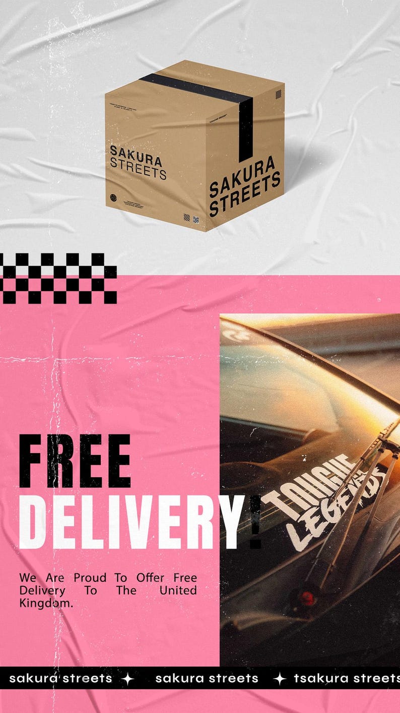 Hoonigan Box Decal. Japanese JDM Car Decal, JDM Sticker - Etsy