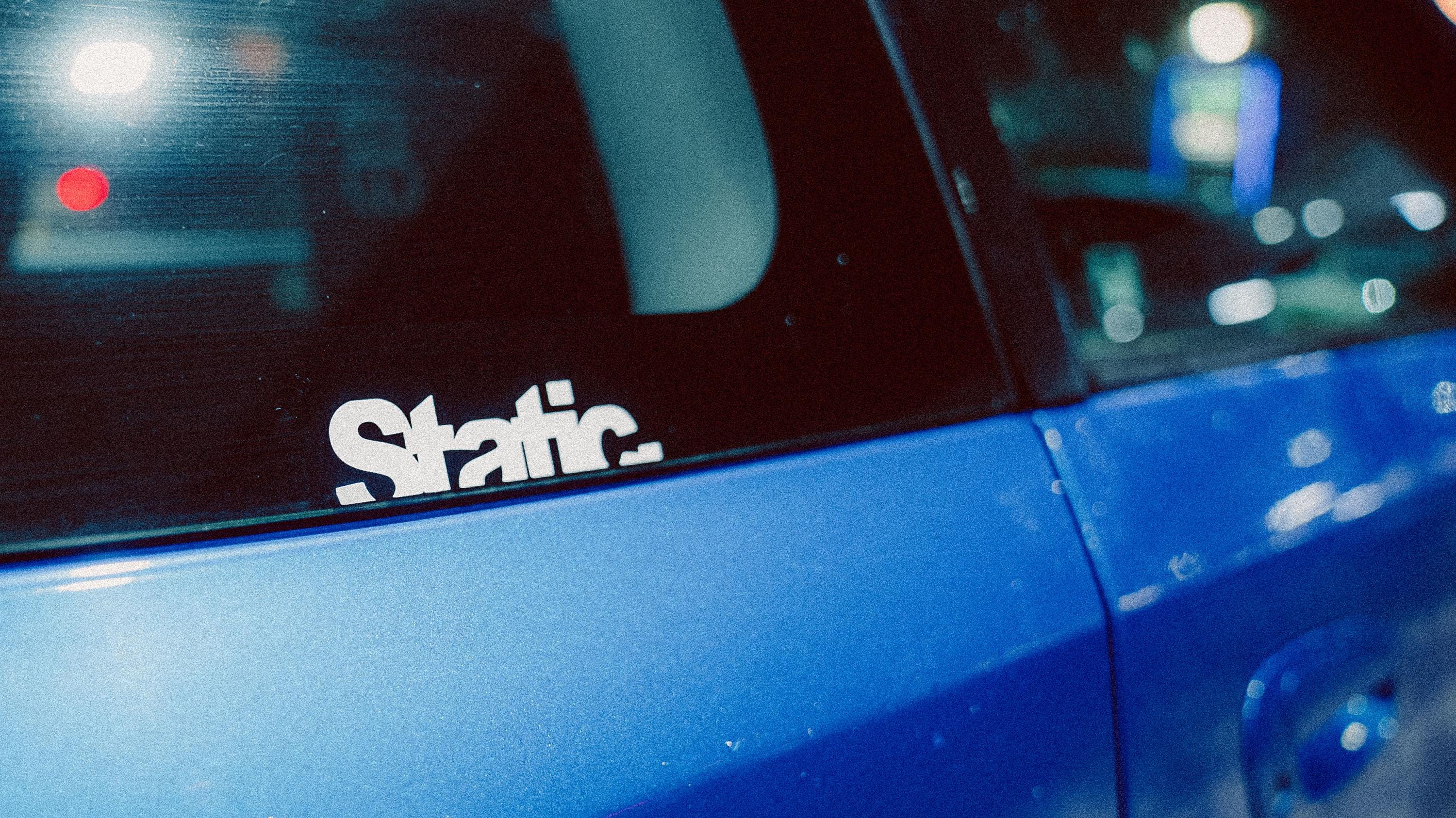 STATIC Half Sticker. Japanese JDM Car Decal, JDM Sticker, Low. - Etsy