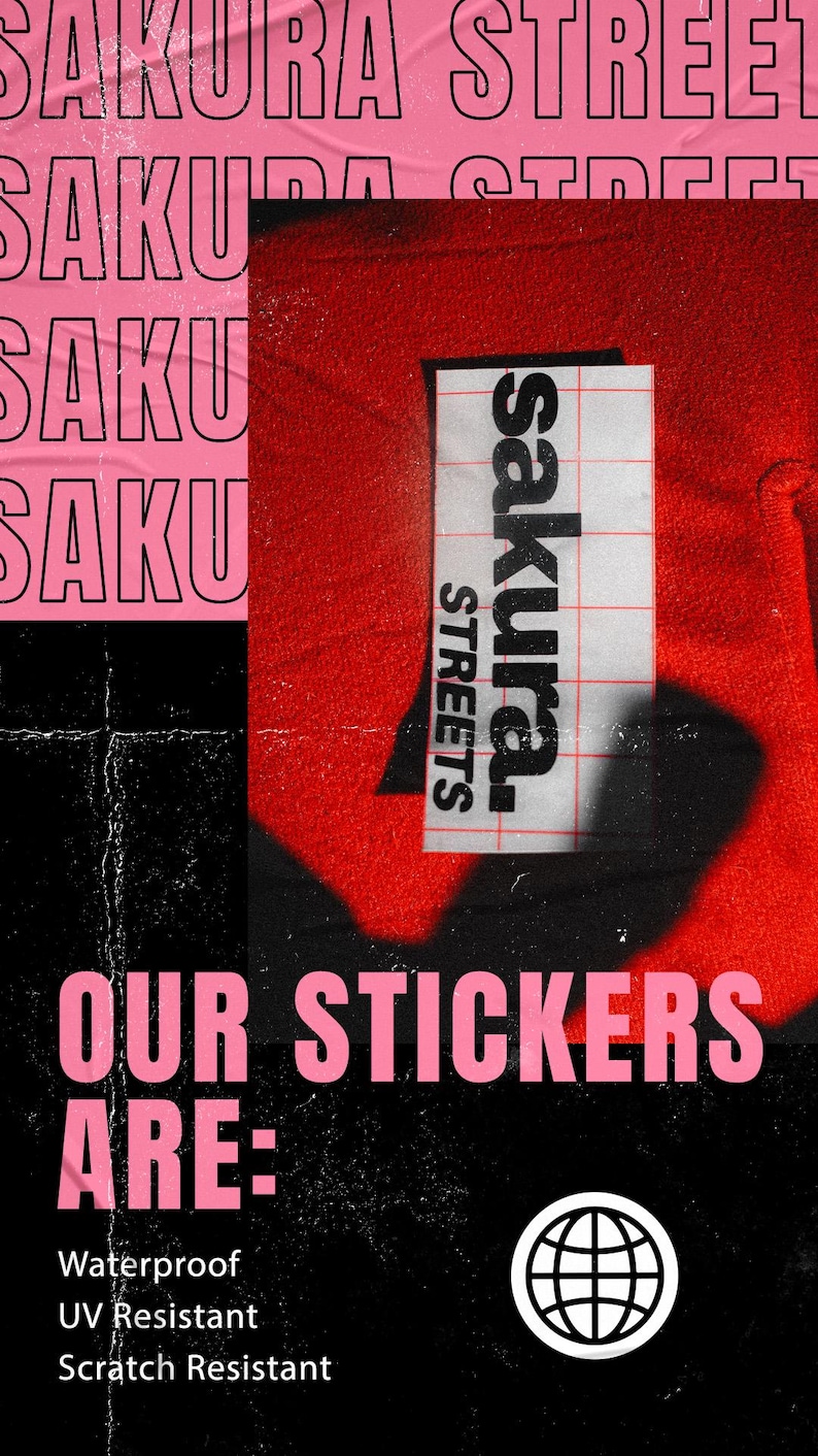 STATIC Half Sticker: Japanese JDM Car Decal - Etsy