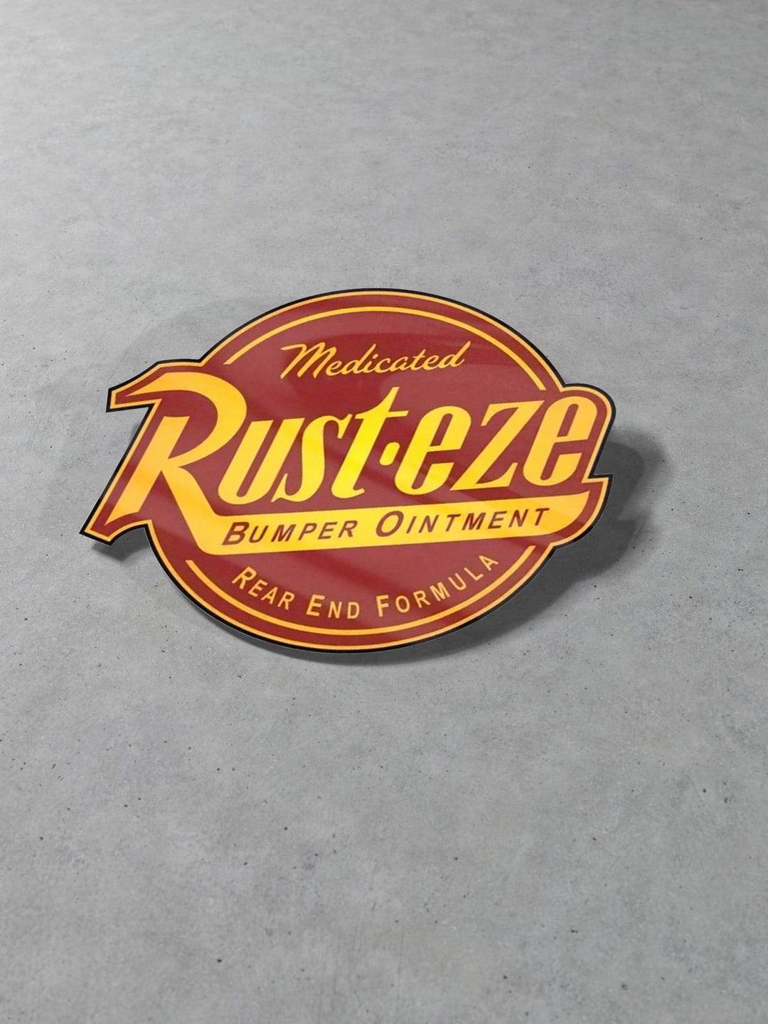 Rust-eze Medicated Bumper Ointment Sticker - Etsy