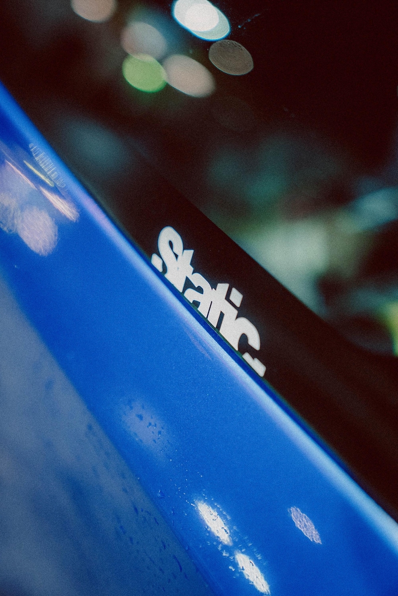 STATIC Half Sticker: Japanese JDM Car Decal - Etsy