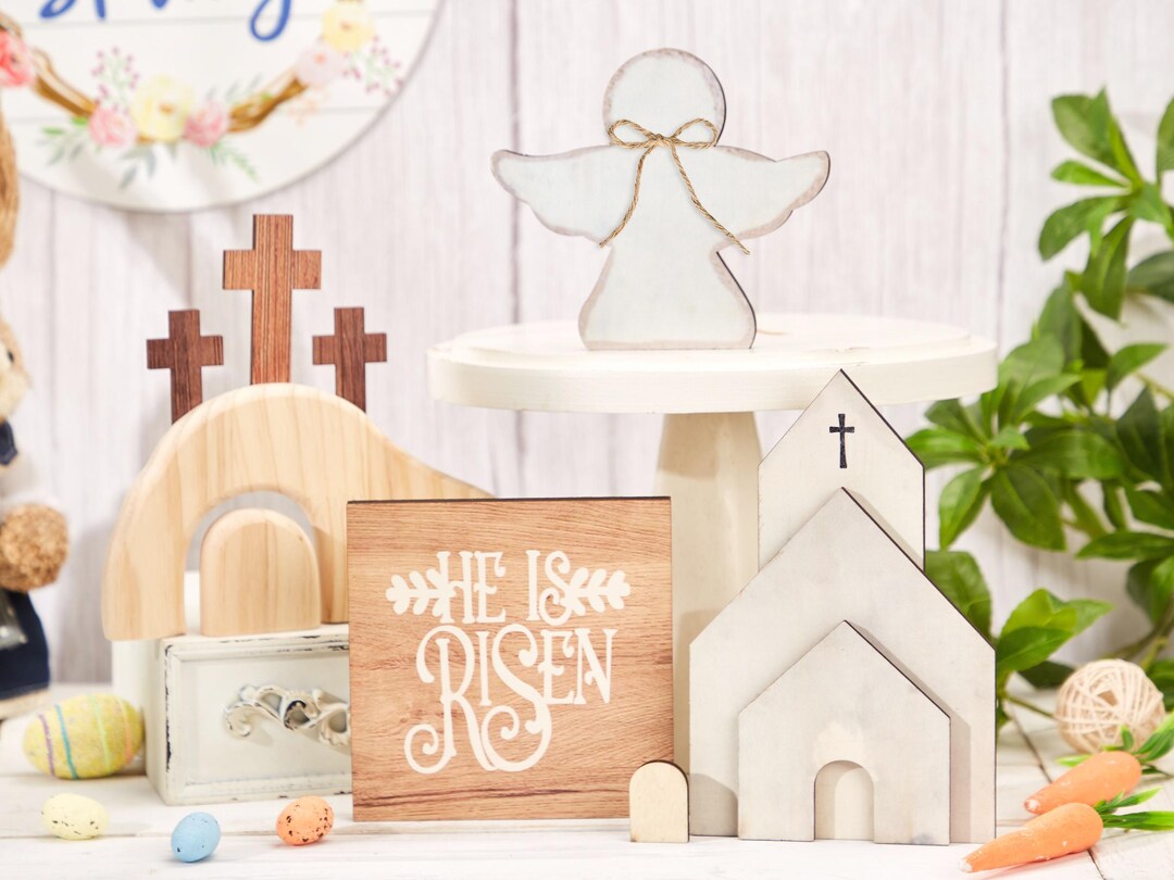 Easter Decor,ooden Empty Tomb Scene，empty Tomb "he is Risen" Easter ...