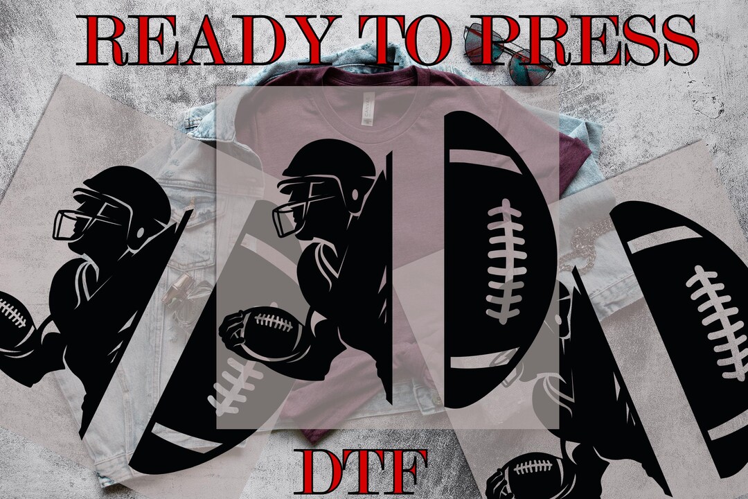 Football DTF, Game Day DTF, Football Ball, Football Match, Direct to ...