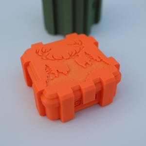 Ammo Box 3d Print Ammo Crate Ammo Storage Case Groomsman Gift for Him ...