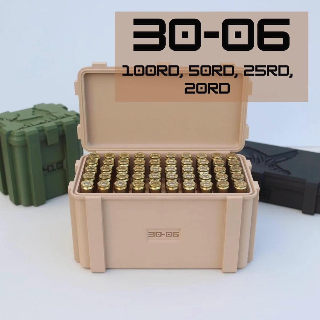 Ammo Box 3d Print Ammo Crate Ammo Storage Case Groomsman Gift for Him ...