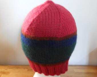 Knitted wool hat | Etsy