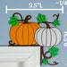 Pumpkin Door Corner Decor, Fall Decor, Holiday Decorations, Fall Leaves ...