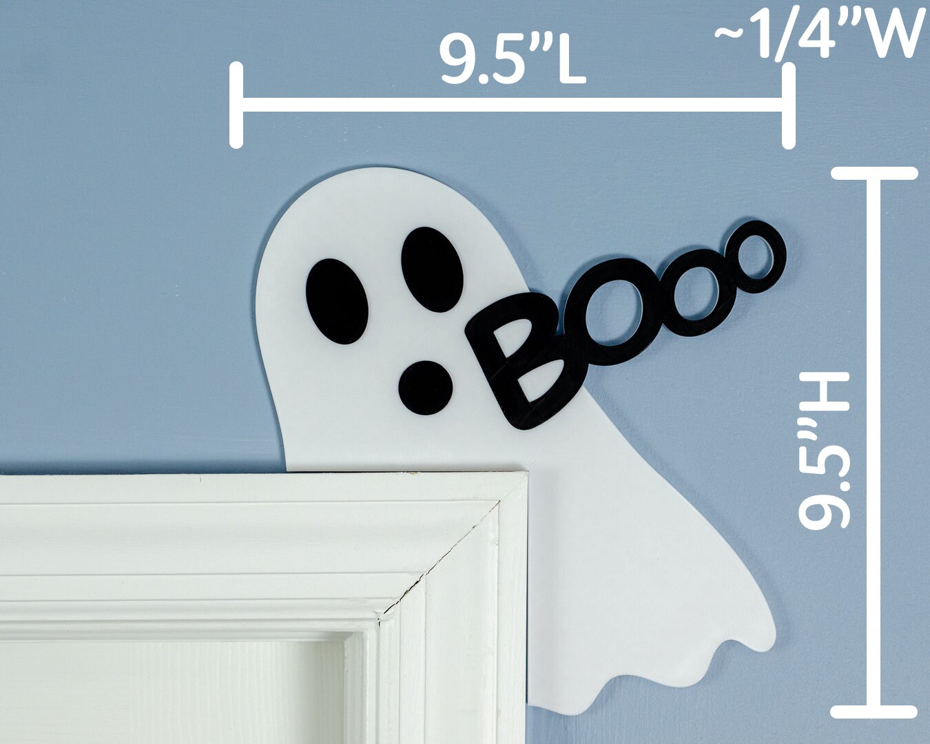 Ghost Door Corner Decor, Halloween Ghost Sign for Door Corner, Fall ...