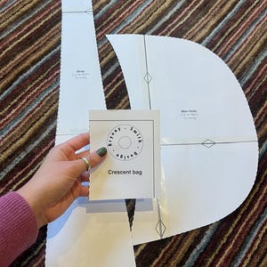 Crescent Bag PDF Sewing Pattern - Etsy
